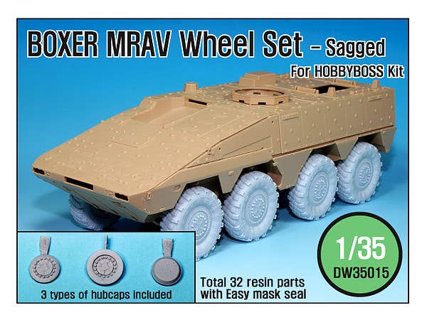 Boxer MRAV Wheel Set Sagged (for Hobby Boss) | HLJ.com