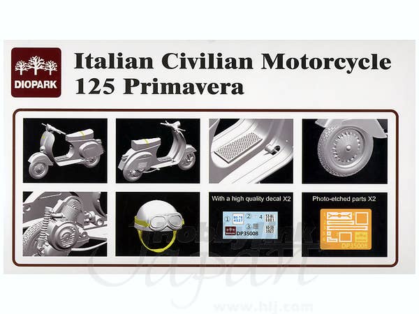 Italian Civilian Motorcycle 125 Primavera (2pcs) | HLJ.com