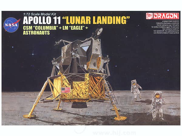 Apollo 11 "Lunar Landing" CSM Columbia + LM Eagle + Astronauts | HLJ.com