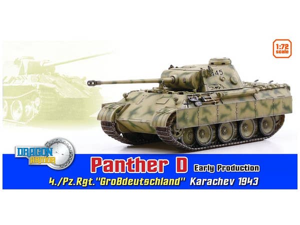 Panther D Early Production 4./Pz.Rgt. Gross Deutschland Karachev 1943 ...