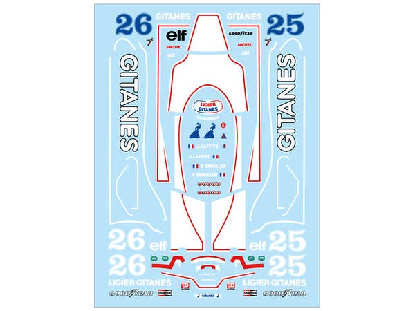 Ligier JS11 Repaint Decal (Tamiya) | HLJ.com