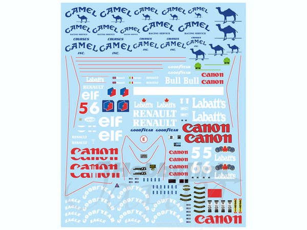 Williams FW14B Repaint Decal (Fujimi) | HLJ.com