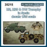 US M8 & M20 Armored Car Decal (Spanish Military Specification) | HLJ.com