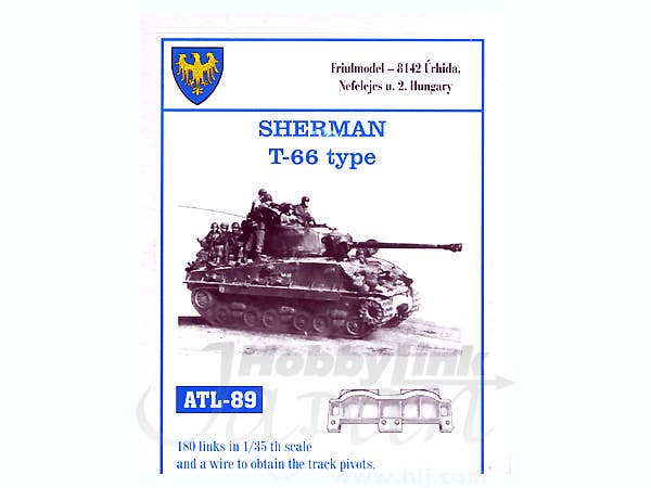 Working Metal T-66 Type Track Set for Sherman | HLJ.com