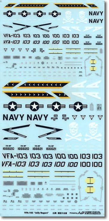 1/48 & 1/72 F-18F VF-103 Jolly Rogers | HLJ.com