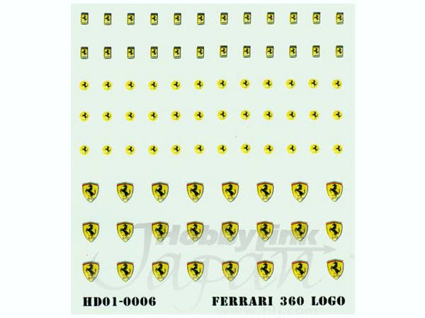 Ferrari 360 Emblem Stickers | HLJ.com