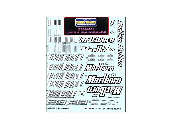 Ferrari F2007 Sponsorship Logo Decals | HLJ.com