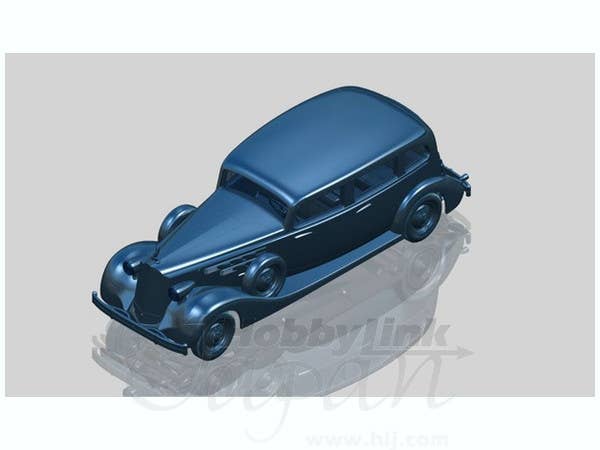 Soviet Packard 12 Leader's Car (Model 1936) with Passengers (4 figures ...