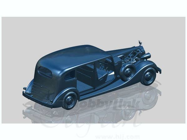 Soviet Packard 12 Leader's Car (Model 1936) with Passengers (4 figures ...