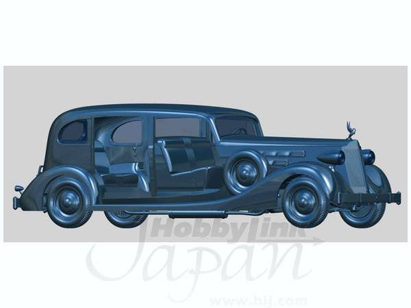 Soviet Packard 12 Leader's Car (Model 1936) with Passengers (4 figures ...