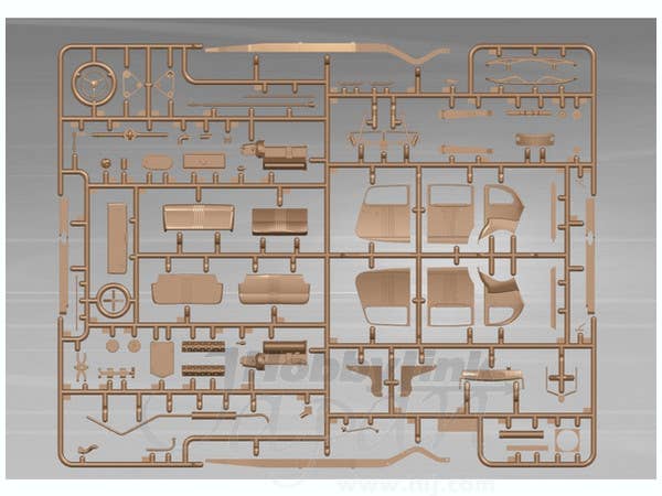 Soviet Packard 12 Leader's Car (Model 1936) with Passengers (4 figures ...