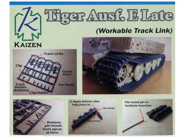 Tiger I Mid Model / Late Type Workable Track Set | HLJ.com