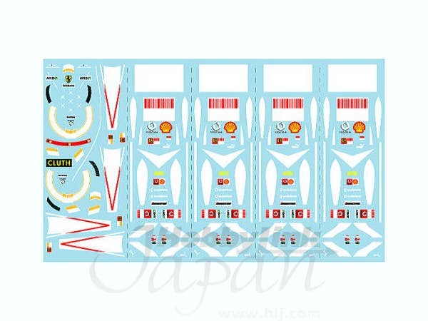Pit Crew 2006 Ferrari Barcode Sponsor Decals for Fujimi | HLJ.com