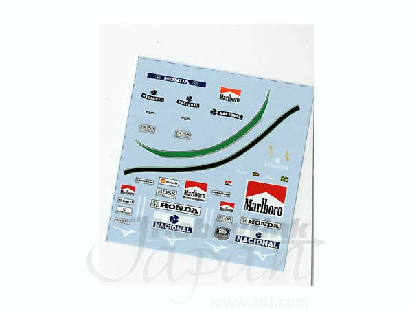 Driver Figure Ayrton Senna 1991 Decal | HLJ.com