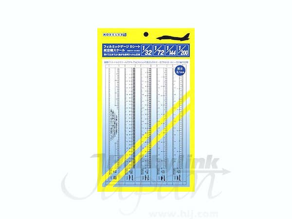 Filmic Gauge D Sheet Aircraft Scale Rulers | HLJ.com