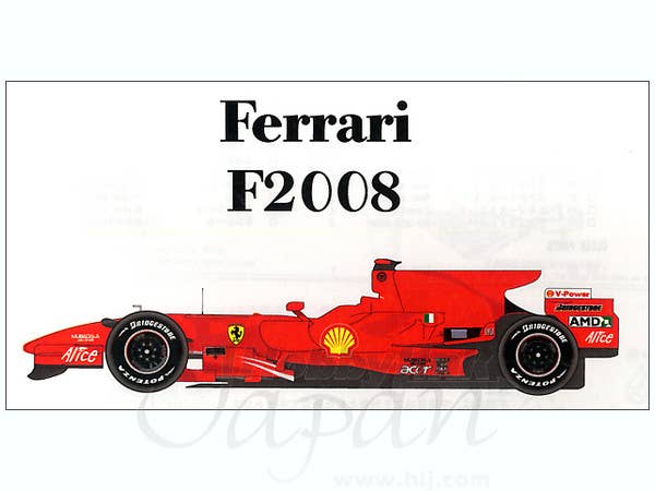 Ferrari F2008 Ver A (Brazil, European, & Japanese #1 GP) | HLJ.com