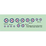 Norwegian AF roundels, 2 sets | HLJ.com