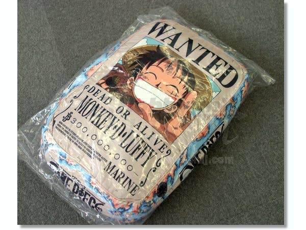One Piece Rectangular Double-Sided Cushion: Luffy x Ace | HLJ.com