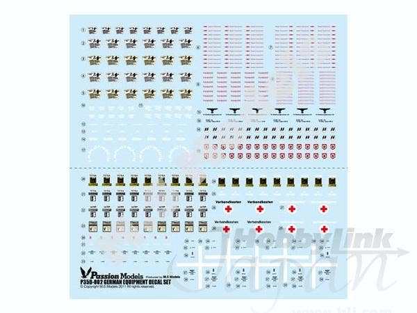 German Equipment Decal Set | HLJ.com