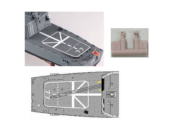 JMSDF DDG-177 Atago w/Landing Mark Decal | HLJ.com