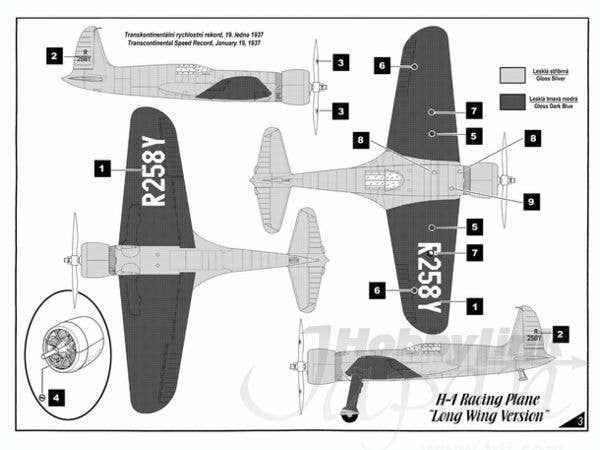 H-1 Racing Plane Long Wing Version! | HLJ.com