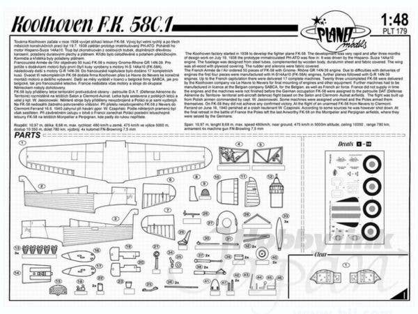 Koolhoven FK-58 C.1 with Hispano-Suiza engine | HLJ.com
