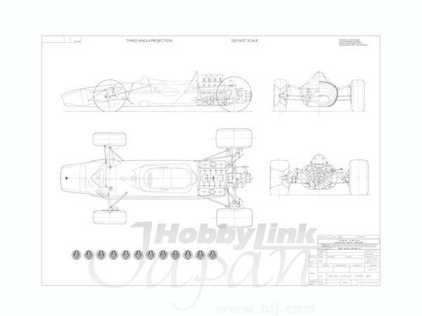 Lotus 48 General Arrangement Drawing (Limited Edition) | HLJ.com