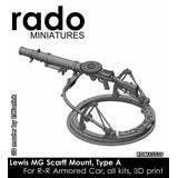 WWII British Lewis Machine Gun w/ Scarff Mount Type A | HLJ.com