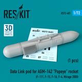 Data Link pod for AGM-142 Popeye rocket (F-15, F-16, F-4, Mirage 2000 ...