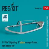 F-35A Lightning II close canopy frame for Tamiya kit (3D Printing ...
