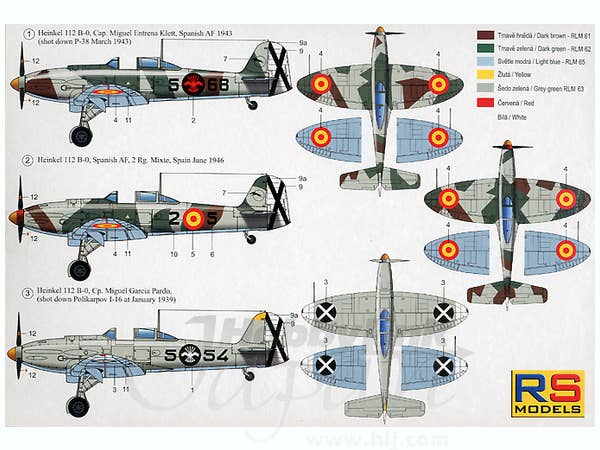 Heinkel 112B (Condor Air Force) | HLJ.com