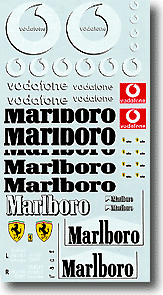 Ferrari F2001 Test Decal | HLJ.com