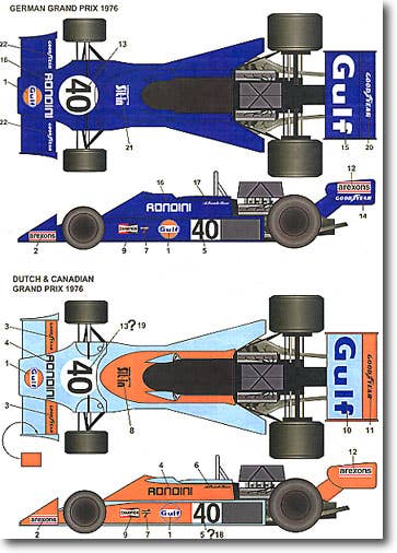 Tyrrell 007 Gulf 1976 | HLJ.com