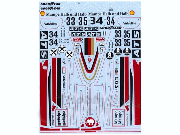 Penske PC4 1977 ATS Spare Decal | HLJ.com