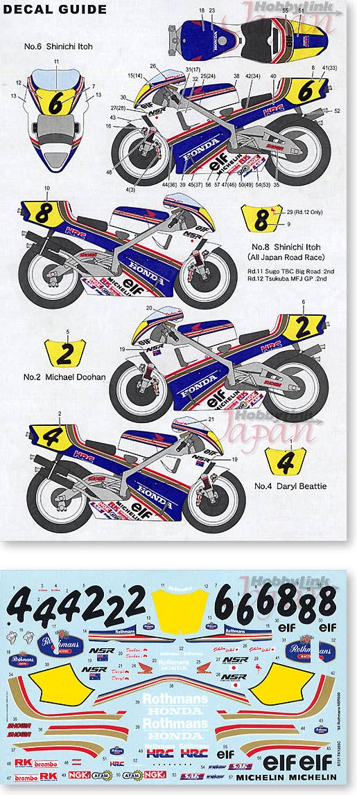 NSR500 Rothmans WGP '93 Trans Kit | HLJ.com