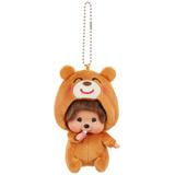 Irasutoya x Monchhichi Big Face SS Keychain Bear | HLJ.com
