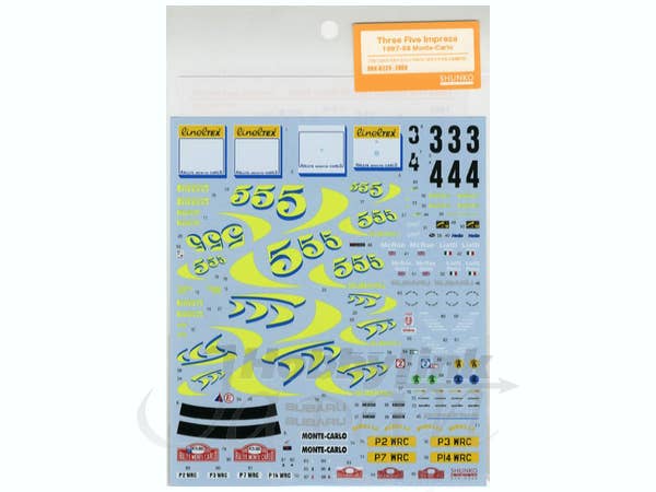 555 Impreza 1997-98 Monte Carlo Decal Set (Tamiya) | HLJ.com