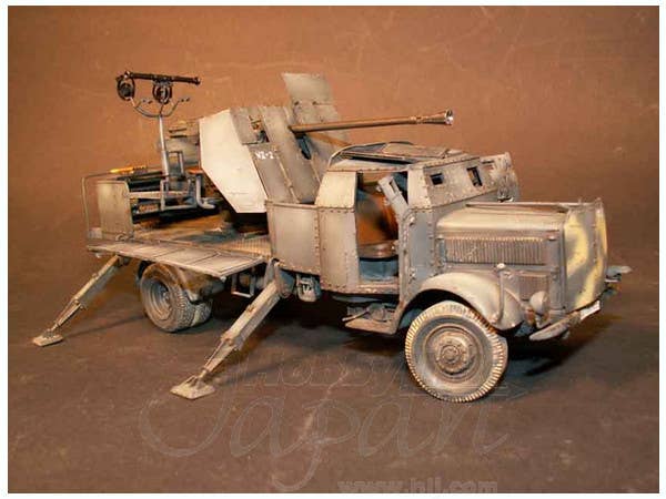 Mercedes 4500 5cm FlaK.41 AA Truck with Armored Cab Full Kit | HLJ.com