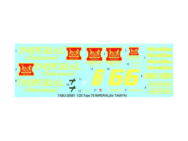 Lotus Type 78 Imperial | HLJ.com