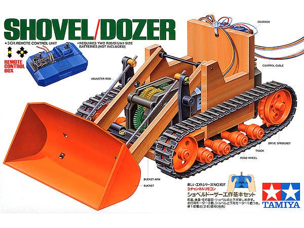 Remote Controlled Power Shovel/Dozer Kit | HLJ.com