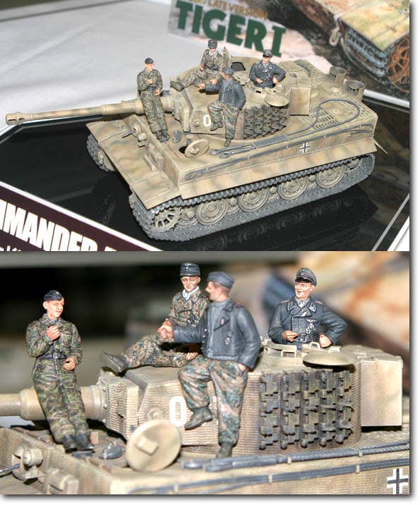 Tiger I Late Model w/Ace Commander & Crew | HLJ.com
