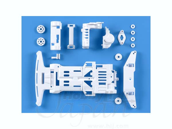 Mini 4WD Super 1 Chassis (White) | HLJ.com