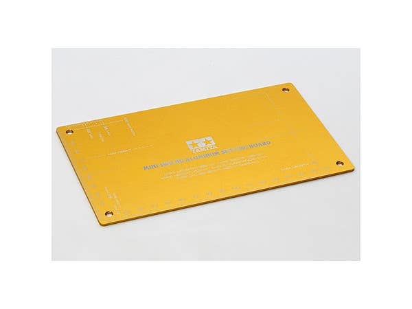 Mini 4WD HG Aluminum Setting Board (Gold) | HLJ.com