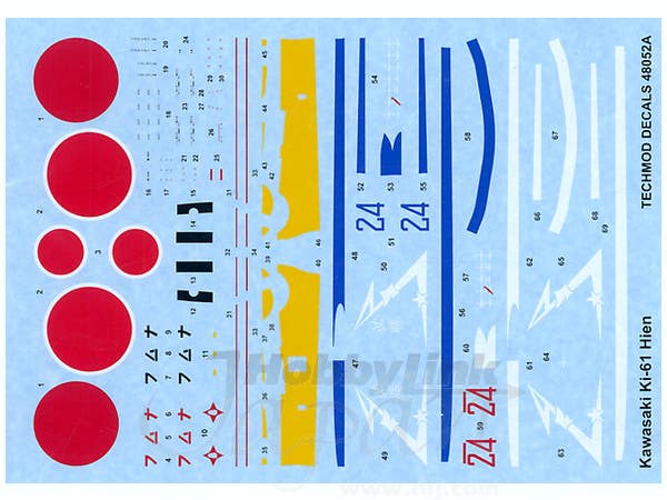 Kawasaki Ki-61 Hien Decals | HLJ.com