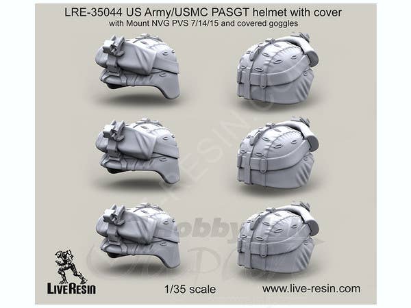 US Army PASGT Helmet with Cover with Mount NVG PVS 7/14/15 and Covered ...