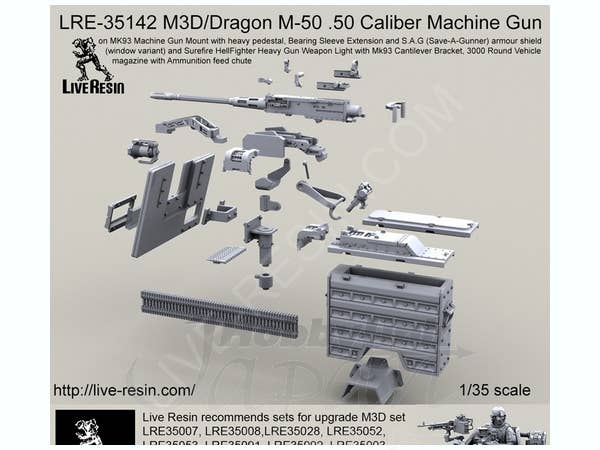 M3D/Dragon M-50 .50 Caliber Machine Gun w/6000 Round Box | HLJ.com