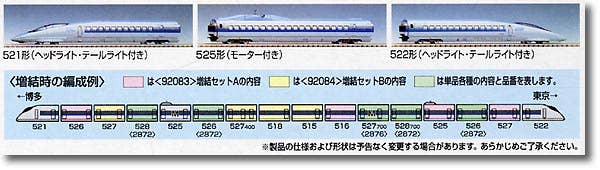 JR Shinkansen 500 Series Basic Set | HLJ.com