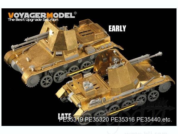 WWII German 47mm PaK(t) Panzerjager I Early Version Basic (for Dragon ...