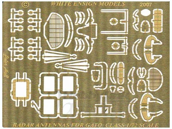 Gato-class Submarine Radars & Antennas For The Revell Kit | HLJ.com