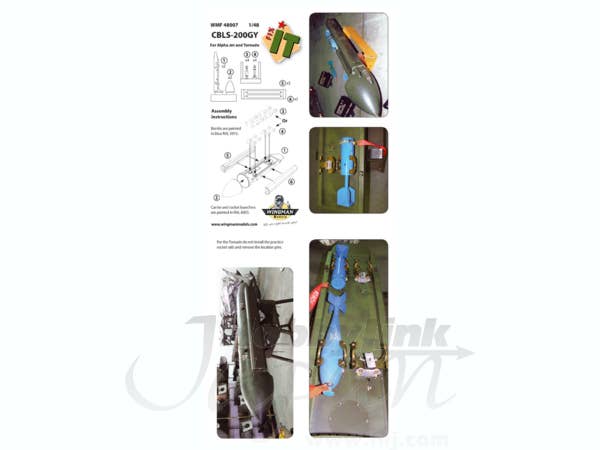 Training Bomb Dispenser for Alpha Jet 2pcs Set (BDU-38 & BDU-48 4pcs ...